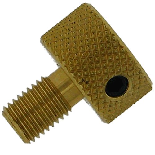 1/64th brass cutter knob (left hand thread)., MPT-00401, Small ...