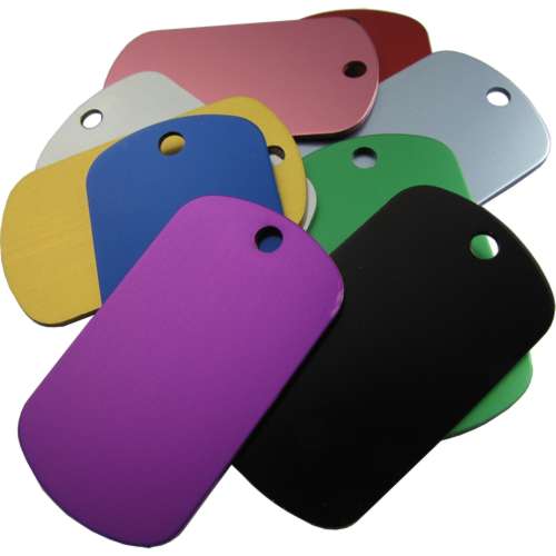 Military Type ID Tag 50 x 29mm, TAG-00025, Small Engraving Machines | U ...